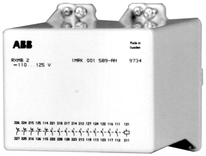 Abb Auxiliary Relay Catalogue at Eileen Towner blog