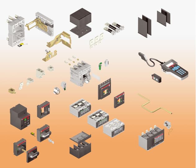 KIT FIXING SCREWS S3-S7 UL/CSA | ABB
