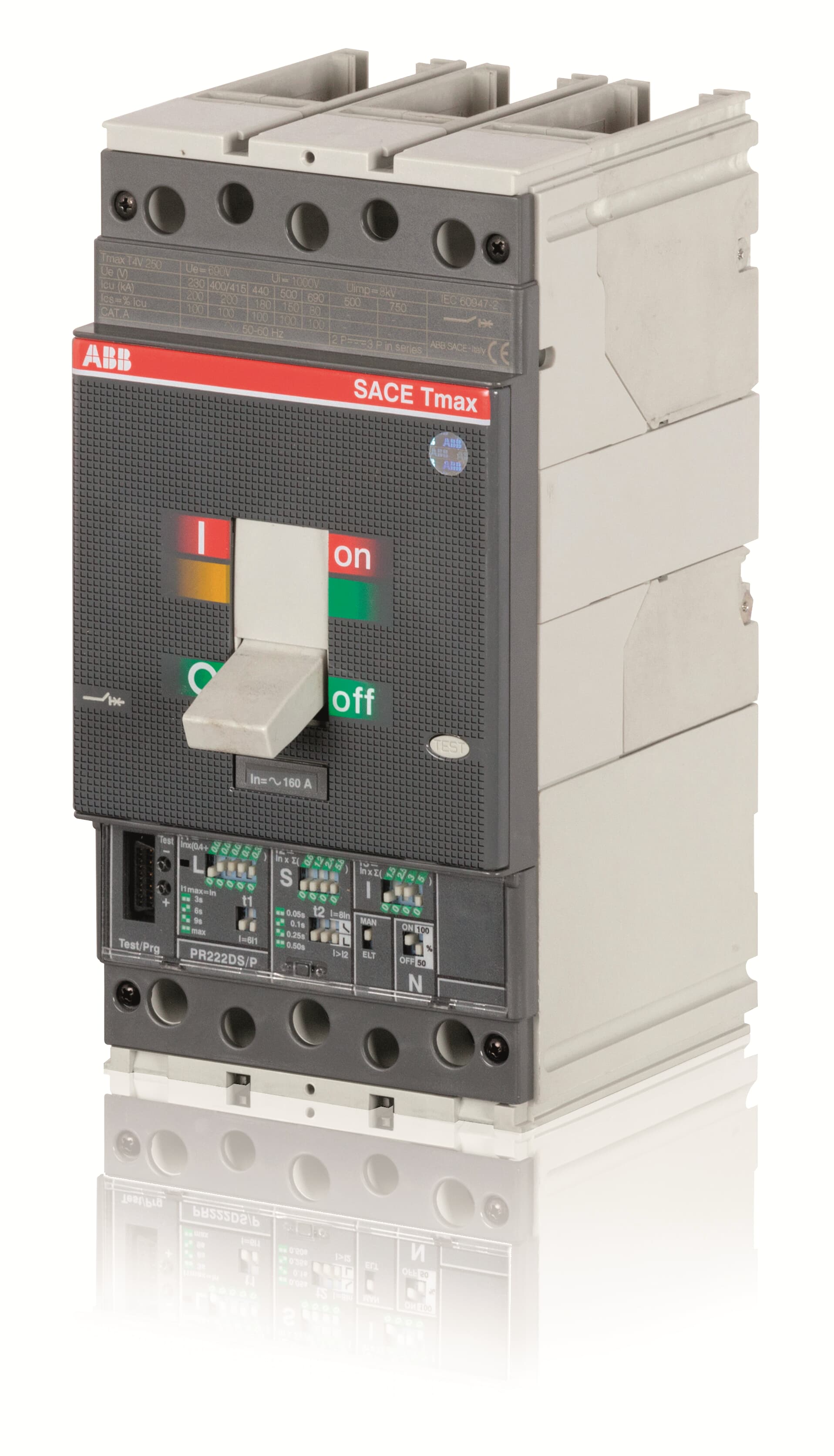 T4S 250 PR222DS/P-LSIG In=250 3p F F | SmartLinks | ABB