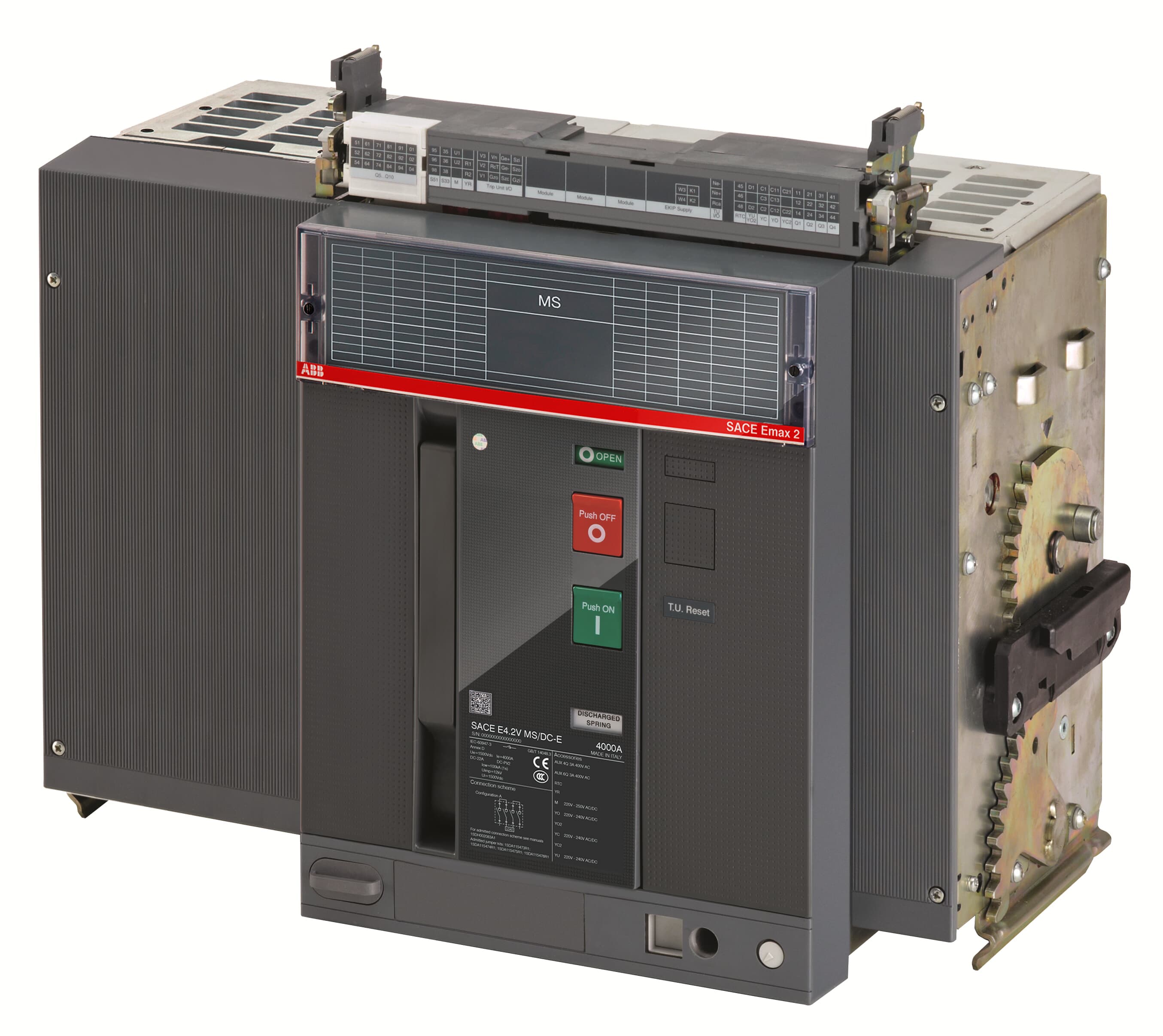 E4.2H MS/DC-E 2500A 1500V 4p W MP | SmartLinks | ABB