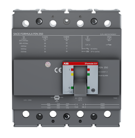 P2C 250 TMD 250-2500 4p F F InN=100% | ABB