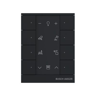 Busch-Jaeger – SB-F-8.0.11-885 8gang Control, black matt