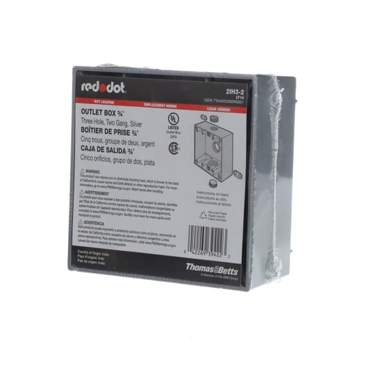 2IH3-2 | Weatherproof boxes | Red Dot | Boxes & Commercial Fittings ...