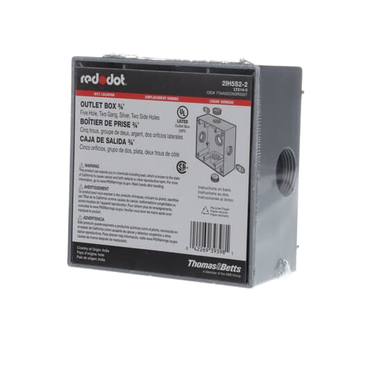 2IH5S2-2 | Weatherproof boxes | Red Dot | Boxes & Commercial Fittings ...