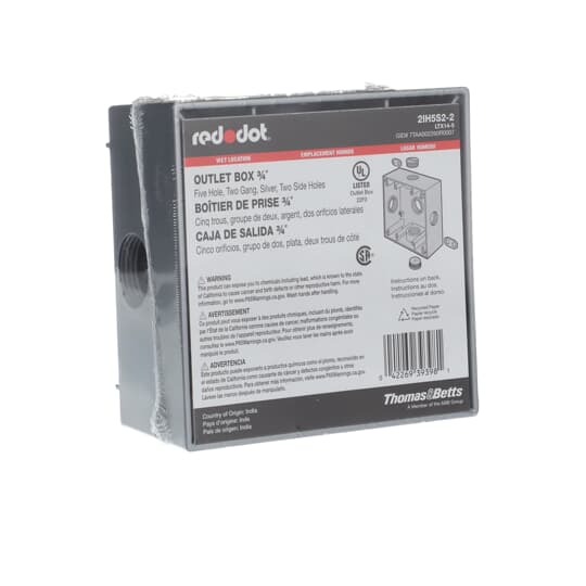 2IH5S2-2 | Weatherproof boxes | Red Dot | Boxes & Commercial Fittings ...