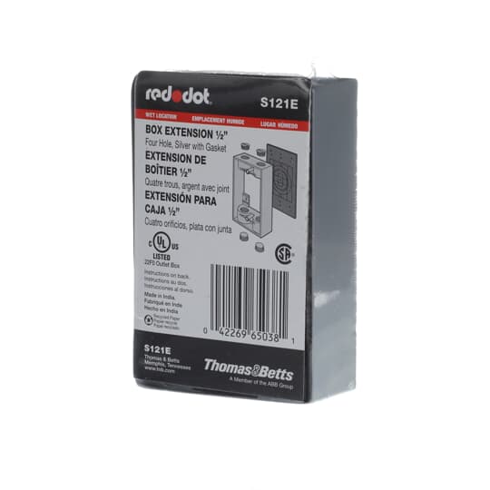 S121E-R-CN | Electrical box extension | Red Dot | Boxes & Commercial ...