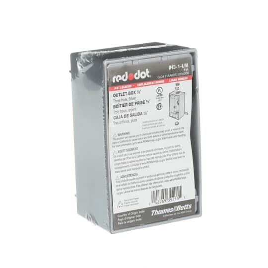 IH3-1-LM | Weatherproof boxes | Red Dot | Boxes & Commercial Fittings ...