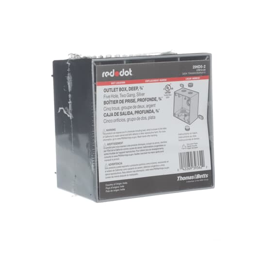 2IHD5-2 | Weatherproof boxes | Red Dot | Boxes & Commercial Fittings ...