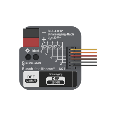 Busch-Jaeger – BI-F-4.0.12 BI-F-4.0.12 Binary Input, 4-fold, FM, BJE