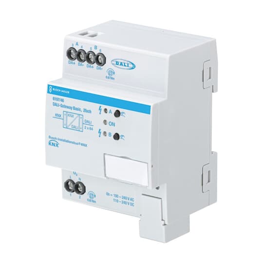 Busch-Jaeger – 6297/46 DALI Gateway, Basic, 2-fold, MDRC, BJE