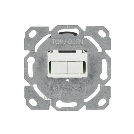 Busch-Jaeger – 0244/42 Glasfaser Anschlussdose LC-Quad-Stecker 4-fach ...