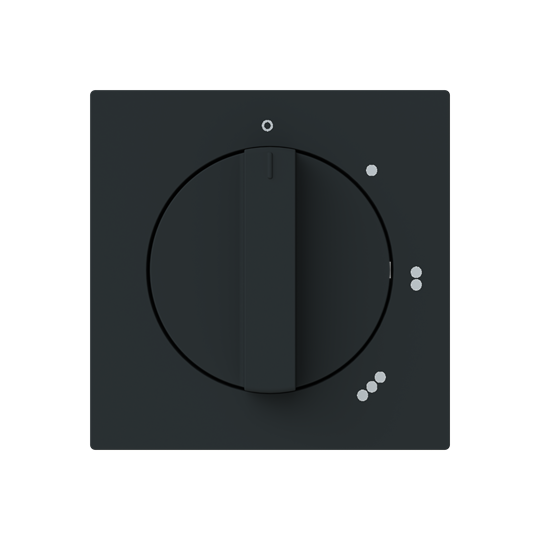 Busch-Jaeger – 2542 DR/01-45M Cover plate with legend Symbol "0-1-2-3 ...