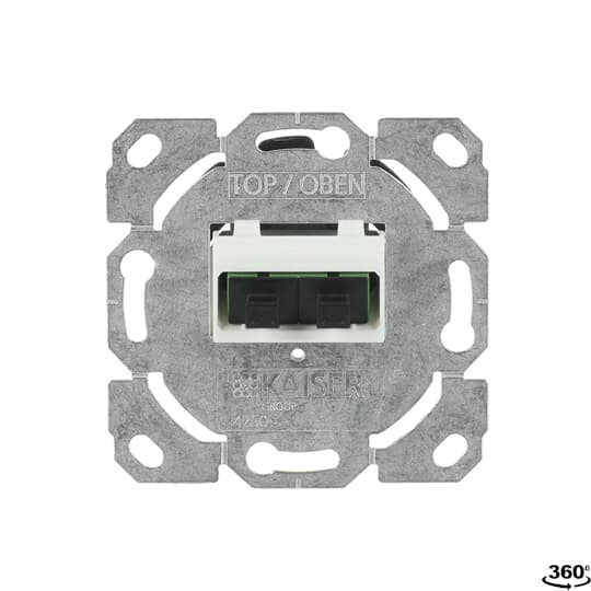 Busch-Jaeger – 0244/22 Optical termination socket insert SC-Duplex ...