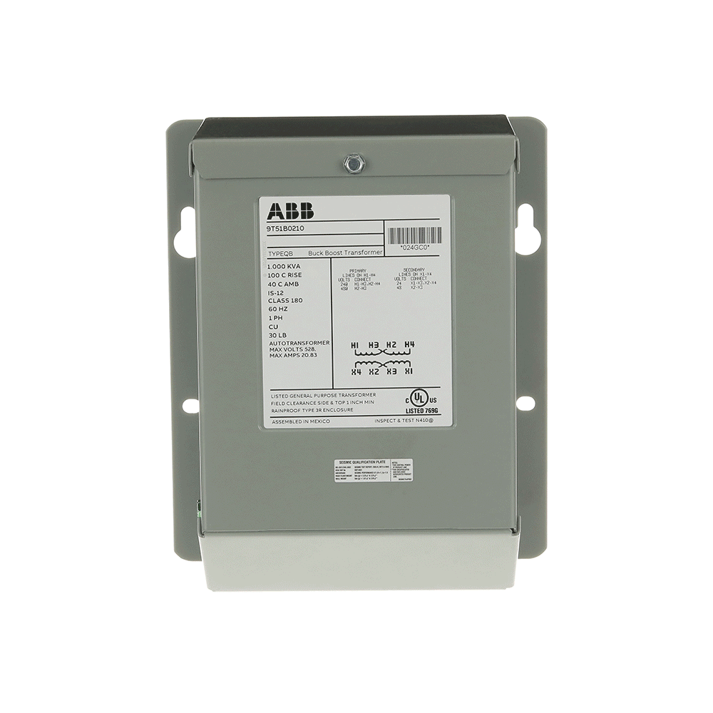 9T51B0210 | Buck Boost Autotransformer | Dry Type, Encapsulated ...