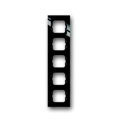 Busch-Jaeger – 1725-281 Cover frame 5gang black - Busch-axcent
